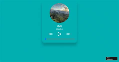 React Audio Player Demo Codesandbox