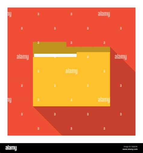 Yellow Folder Icon File Design Vector Graphic Stock Vector Image And Art Alamy