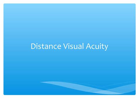 Best Ppt On Visual Acuity Ppt
