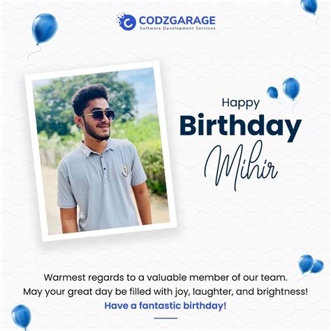 Codzgarage Infotech Pvt Ltd On Linkedin Happy Birthdaywishes Happybirthday Blessings