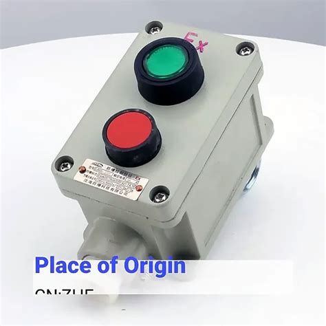 Ip Waterproof Control Box Switch Explosion Proof Aluminum Switch Emergency Stop Button