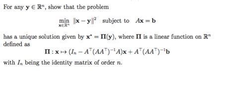 This Problem Derives The So Called Projected Gradient