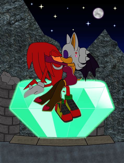 Knuckles And Rouge In Love