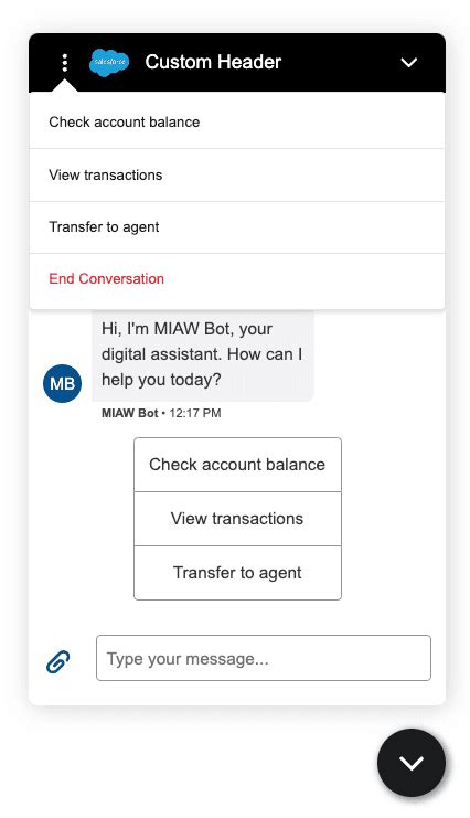 Customize The Header Lightning Web Components Messaging For Web Salesforce Developers