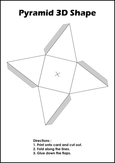 3d Shapes To Cut 10 Free Pdf Printables Printablee