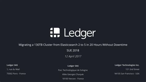 Sue 2018 Migrating A 130tb Cluster From Elasticsearch 2 To 5 In 20 Hours Without Downtime Ppt