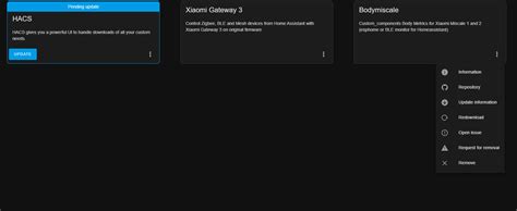 Missing 3 Dots · Issue 2797 · Hacs Integration · Github