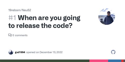When Are You Going To Release The Code Issue Reborn NeuS GitHub