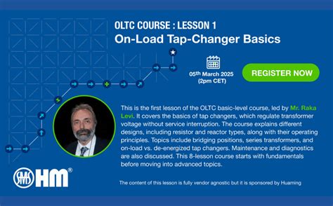 Join Us For The First Oltc Lesson Live Session On March 5th At 2 Pm Cet Transformers Magazine