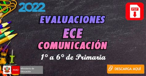 MODELO EVALUACIONES TIPO ECE DE COMUNICACIÓN PRIMARIA | Ministerio de ...