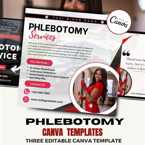 Phlebotomy Flyer Etsy