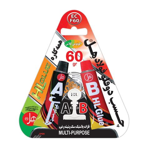 قیمت و خرید آنلاین ⭐ چسب دو قلو هل مدل Ec F60 وزن 60 گرم ۱۴۰۴ کالا بوی