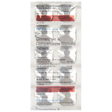 Stugil Strip Of 10 Tablets Health And Personal Care
