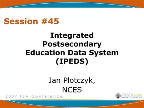PPT Integrated Postsecondary Education Data System IPEDS PowerPoint Presentation ID