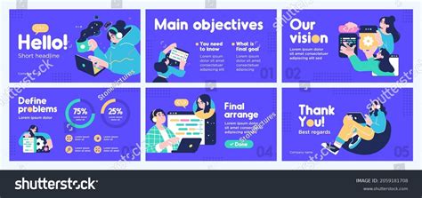 Presentation Slide Layout Background Design Template 库存矢量图（免版税）2059181708 Shutterstock