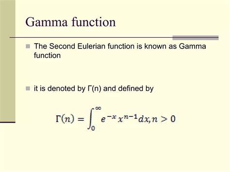 beta and gamma function pptx physics science