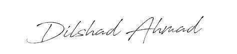 87 Dilshad Ahmad Name Signature Style Ideas First Class E Signature