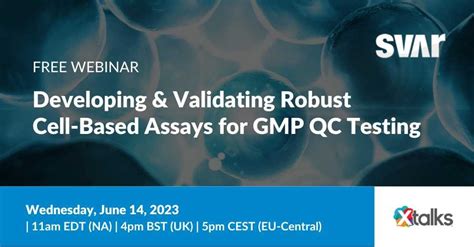 svar life science ab på linkedin developing and validating robust cell