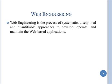 Lecture1introduction Web Engineeringpdf Web Development Internet