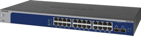 Netgear Xs724em 24 Port 10 Gigabit Multi Gigabit Smart Managed Plus Switch With 2x 10g Sfp 480