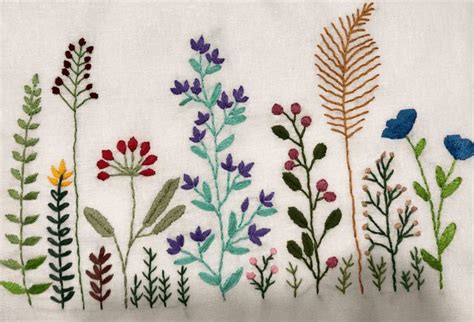 Вышивка гладью для начинающих схемы картинки