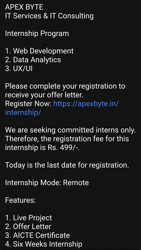 Mohammed Kaif S On Linkedin Startupsecurity Fraudawareness Registrationfeescam