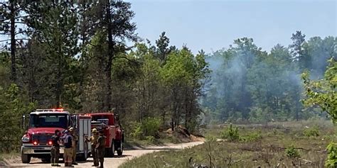Wildfire Raging In Northern Michigan Almost Fully Contained After