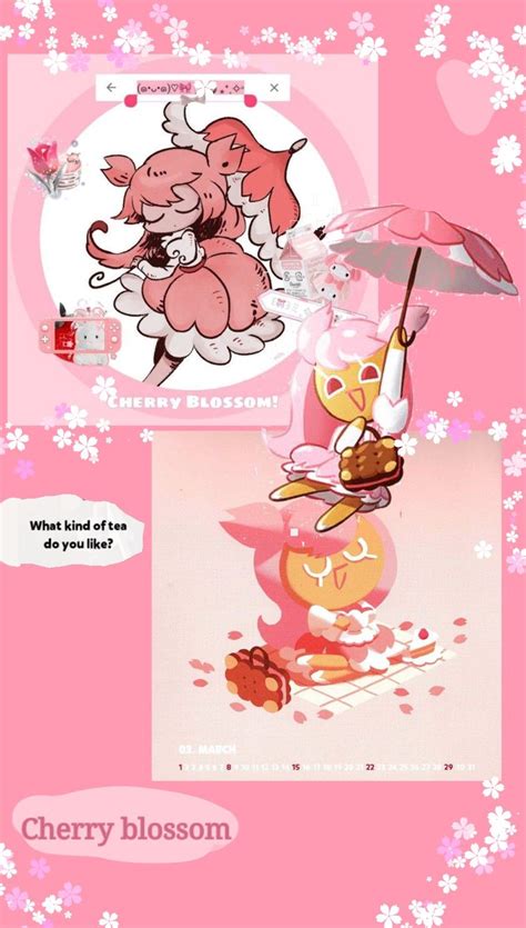 Wallpaper Cookie Run Cherry Blossom