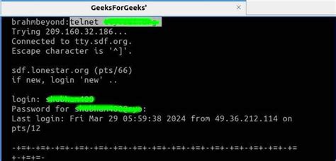 How To Install And Use Telnet On Ubuntu 2204 Lts Geeksforgeeks