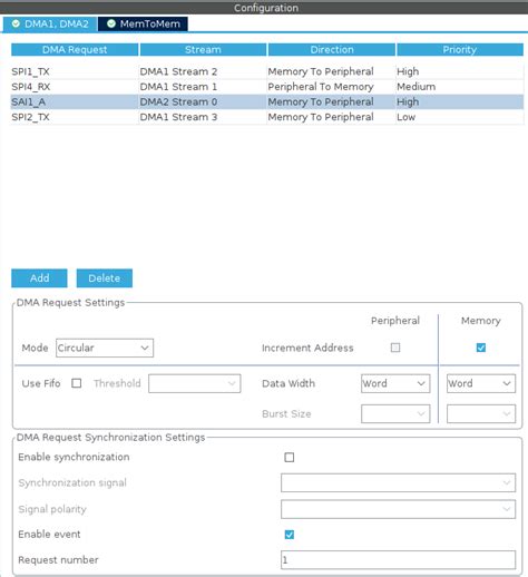 Solved Sai Configuration Of The Stm32l5xxx Board Stmicroelectronics