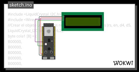 PONCE I2C Wokwi ESP32 STM32 Arduino Simulator