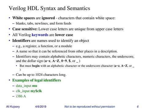 🌷🌷🌷 Verilog Hdl Syntax Trung Tâm Đào Tạo Vi Mạch Semicon
