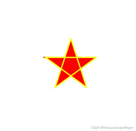 利用python制作五角星 python斜五角星 CSDN博客