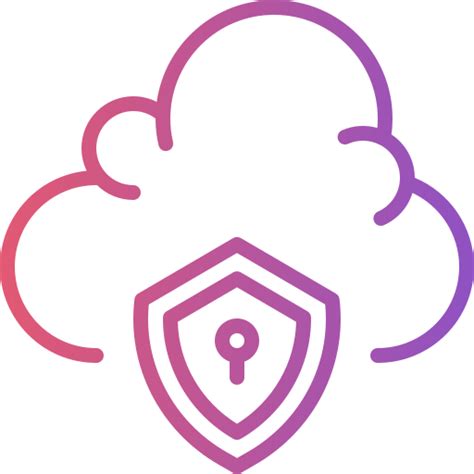 Cloud Database Generic Gradient Icon
