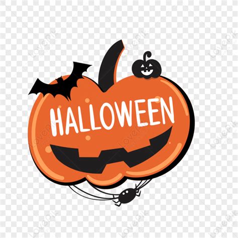 만화 손으로 그린 호박 노란색 할로윈 일러스트 테두리외딴본문 Png 일러스트 무료 다운로드 Lovepik