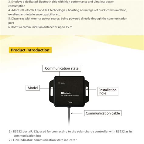 Buy Bluetooth Adapter For Srne Ml Series Controllers