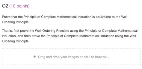 solved q2 10 points prove that the principle of complete