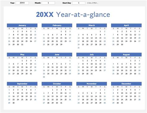 excel에서 달력을 만드는 방법 템플릿이 포함된 2025 가이드