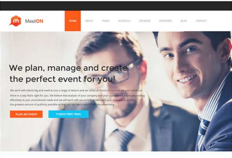 12 Best Event Drupal Theme Free Website Templates