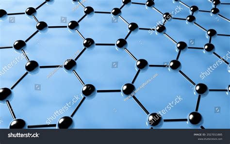 Graphene Molecular Structure 3d Digital Illustration Stock Illustration 2527011885 Shutterstock