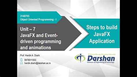 Unit 7 Steps To Create Javafx Application Youtube