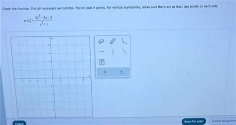 Solved Graph The Function Plot All Necessary Asymptotes