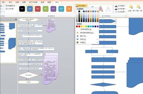 Word画流程图 千图网