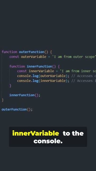 Understanding Lexical Environment In Javascript In A Minute Youtube