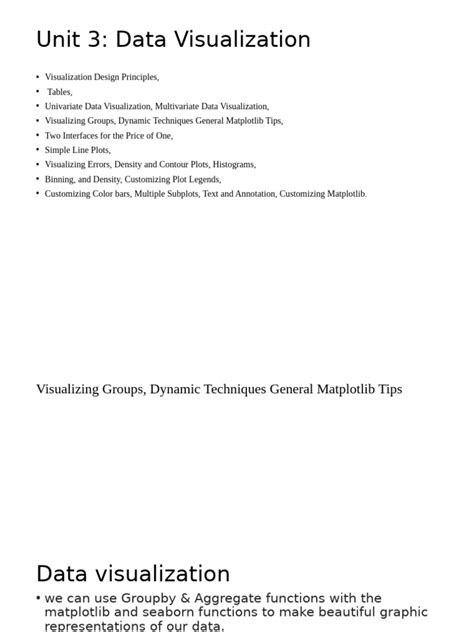 Data Visualization Pdf Parameter Computer Programming C
