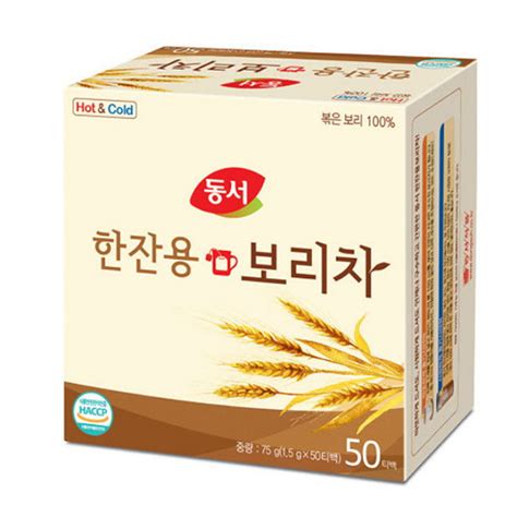 동서식품 한잔용 보리차 50티백 [1개] 에누리 가격비교