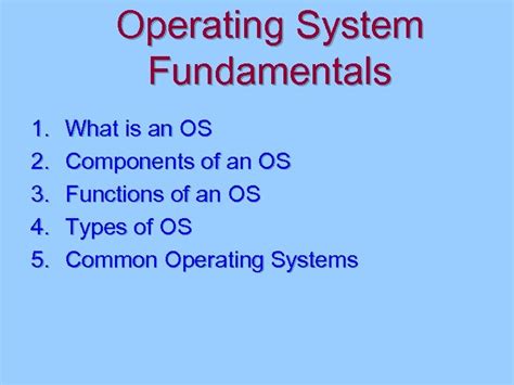 Operating Systems By Nanda Page Operating System