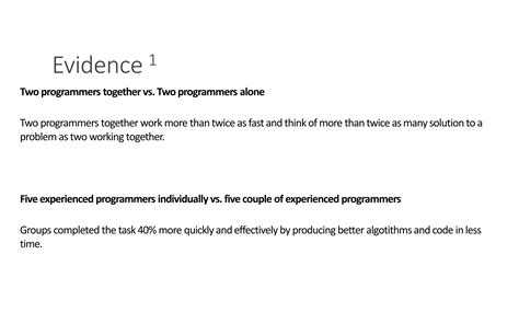 Pair Programming A Pratical Guide Ppt