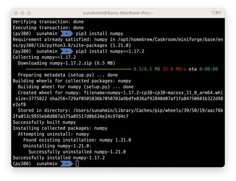 Mac M Pro Anaconda Miniforge