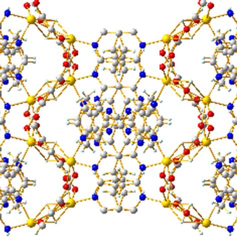 3d Structure Of The Coordination Polymer Download Scientific Diagram